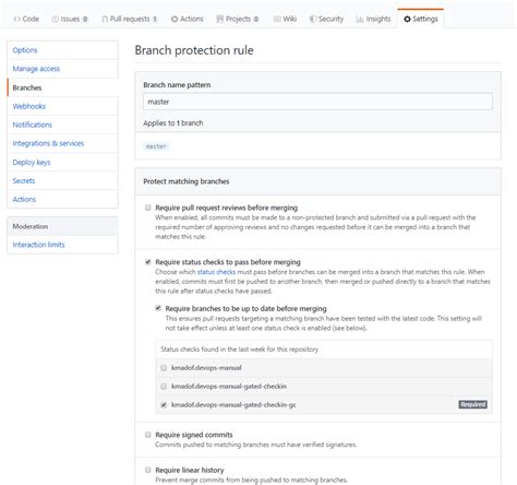 gated check in build on azure devops for core app