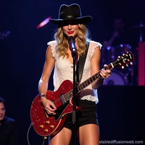 Taylor Swift Concert Stage Stable Diffusion Online