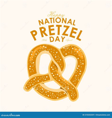 Pretzel Poster Vector Illustration 43386446