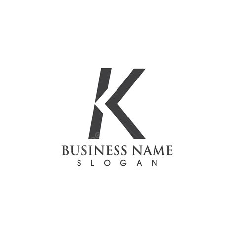 รูปตัวอักษร K โลโก้ธุรกิจเวกเตอร์ออกแบบฉลากตราสินค้า เวกเตอร์ Png