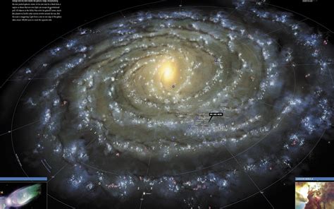 Milky Way Map Wallpaper 2880x1800 34538