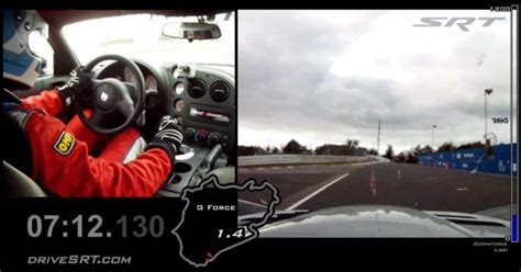 Dodge Viper ACR Nurburgring Record Reclaiming Video Autoevolution