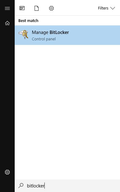 Encrypting USB Devices Windows 10 The Cam Academy Trust