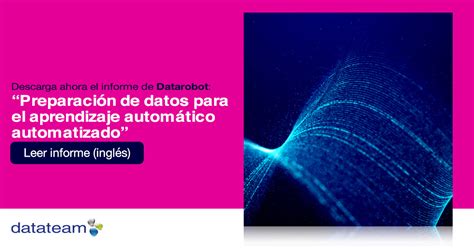 Preparación de datos para el Machine Learning automatizado Datateam Consulting