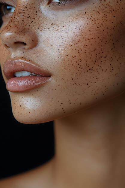 Hyperpigmentation On Neck With Smooth Skin Texture And Dark Spots