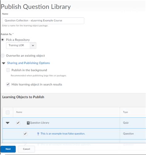 Lor Publish Questions Elearning Lansing Community College
