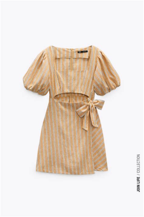 VESTIDO CORTO RAYAS Las piezas más bonitas de la nueva colección de