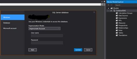 Ssas Getting Error While Importing Data From Sql Server Stack Overflow