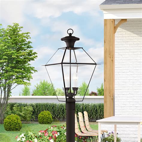 Lark Manor Amiree Outdoor 4 Light Lantern Head And Reviews Wayfair