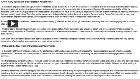 Ppt How Transitions Transform Powerpoint Presentations Powerpoint