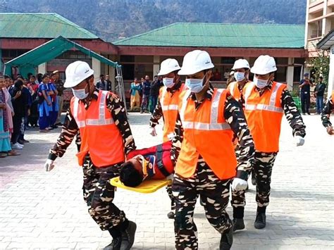 Mandi City Padhar Narla College Mock Drill By Ndrf Team पधर के नारला