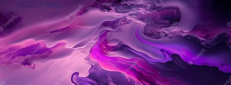 Premium Photo Purple Pastel Abstract Panoramic Wallpaper