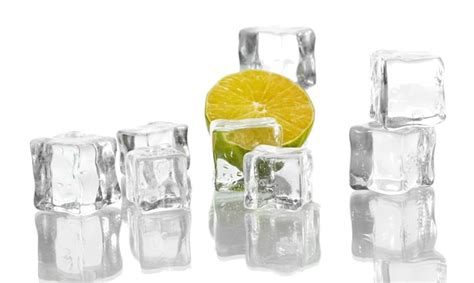 Premium Photo Ice Cubes Isolated On White