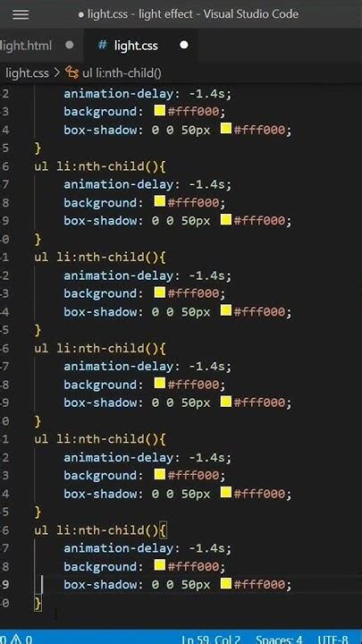 Neon Glowing Effects By Using Css Css Animations Effects Css