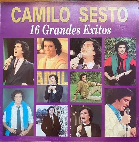 Disco Lp Camilo Sesto 16 Grandes Éxitos Compilación MercadoLibre