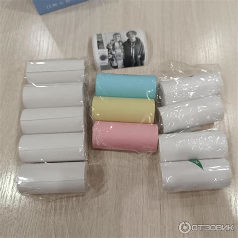 Отзыв о Портативный мини принтер для чеков наклеек этикеток No Name Ребенок в восторге