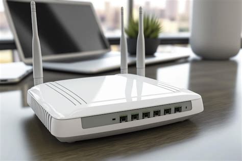 Premium Photo Router On The Table Router Is A Device That Forwards