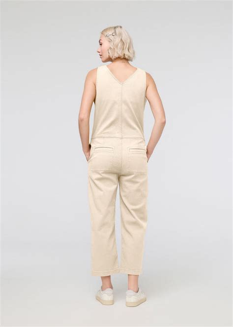 Womens Stretch Twill Jumpsuit