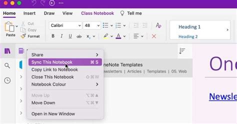 Synchronising OneNote Across Multiple Devices OneNote Templates