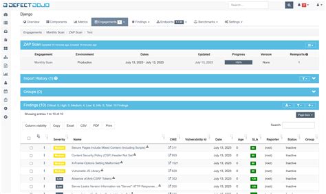 Github Kevonne Allenvulnerability Management With Defectdojo