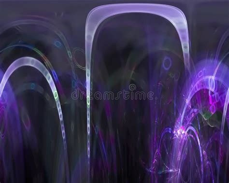 Abstract Fractal Decorative Magic Render Light Template Design