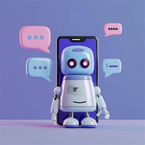 Premium Photo Mobile Chatbot 3d Vector Image Of Next Chatbot