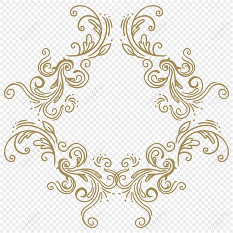 European Classic Pattern Border Gray Pattern Ornamental Pattern Dark