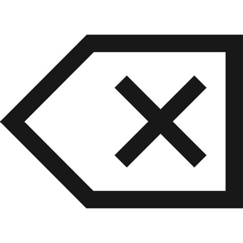 Backspace Line Vector Icons Free Download In Svg Png Format