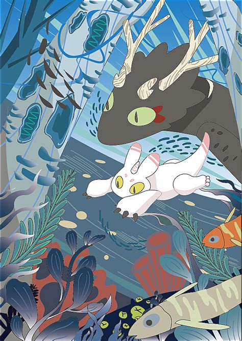 兔龙与友人illustrationwriting Exercises咔嚓咔嚓山的兔子original作品 站酷zcool