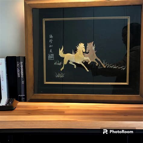 자개 액자 말 그림 고가구 당근 중고거래