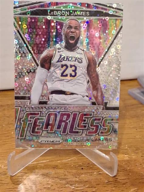 2020 21 PANINI PRIZM Lebron James Fearless Fast Break Discoteca Prizm