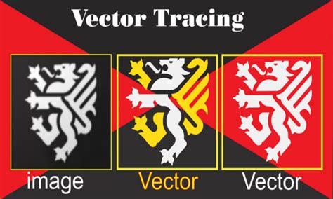 vector tracing convert raster logo image in vector file high