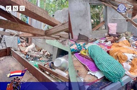 ညောင်လေးပင်ခရိုင်ရှိ ကျေးရွာများကို စစ်တပ်က လက်နက်ကြီးဖြင့် ပစ်ခတ်မှု ကလေး ၂ ဦး အပါအဝင် ပြည်သူ ၃