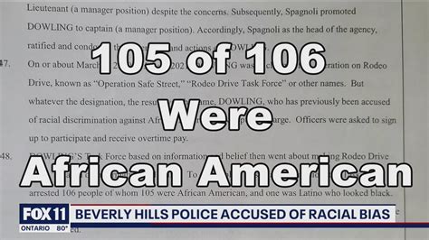 Lawsuit Filed Against Beverly Hills Pd Accused Of Racial Profiling