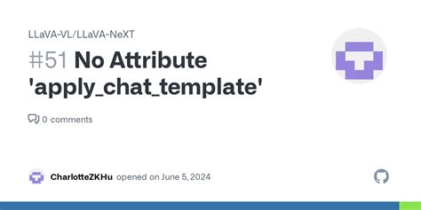 No Attribute Applychattemplate · Issue 51 · Llava Vlllava Next