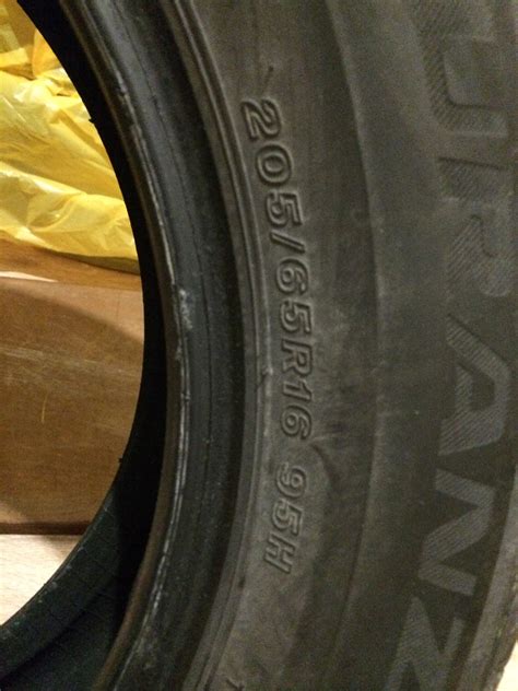 Продаю шины Bridgestone Turanza 205/65 R16 Лето — DRIVE2
