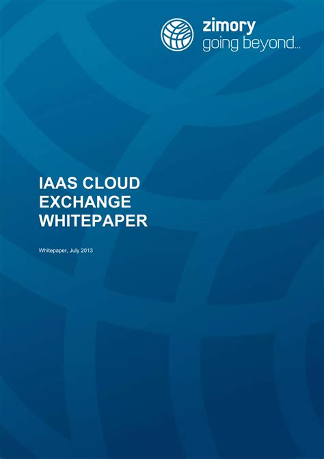Zimory White Paper Challenges Implementing An IaaS Cloud Exchange PPT