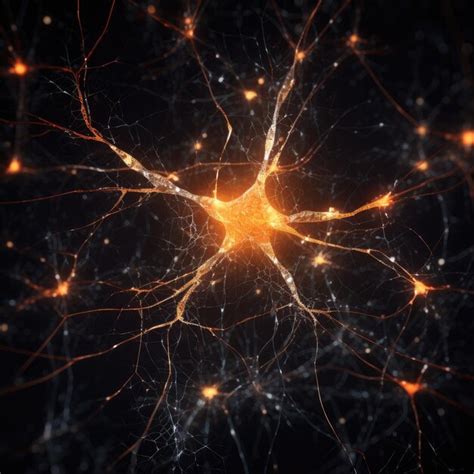 Premium Photo Neural Links Network