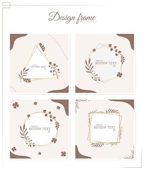 Premium Vector Frame Minimal Design Premium Vector Frame Minimal Design