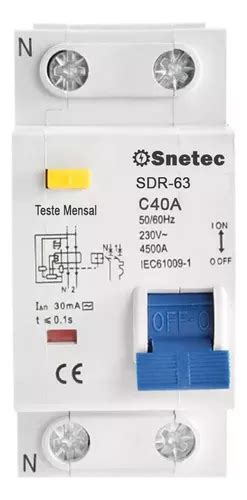 Disjuntor Dr Idr Interruptor Diferencial Residual 30ma Mercadolivre