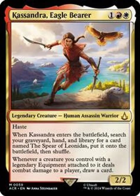 Kassandra Eagle Bearer • Universes Beyond Assassins Creed Acr 59