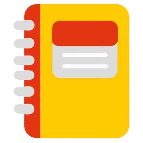 Premium Vector Notebook Icon Logo Icon Colored Shapes