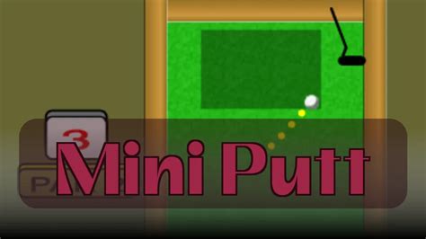 Mini Putt Mini Putt Game Spunky Play