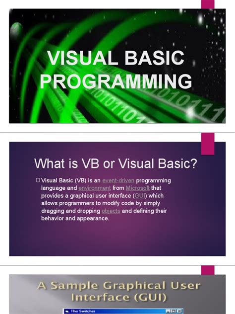 lesson visual basic programming 1 pdf