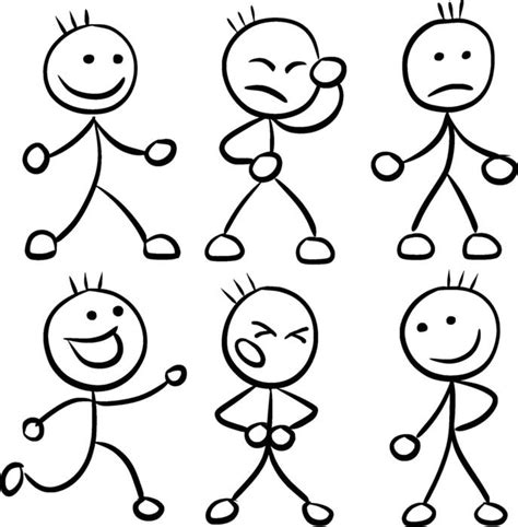 Stick Figure Emotions Vector Art Icons And Graphics For Free Download