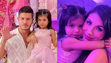 Ex de Arthur Aguiar vai ao aniversário da filha do ator
