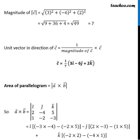 Misc Find Unit Vector Parallel To Parallelogram Diagonal