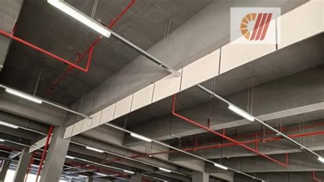 广东 广州东圃巴士总站使用大川专利风管材料 SWG镁质高晶挡烟垂壁