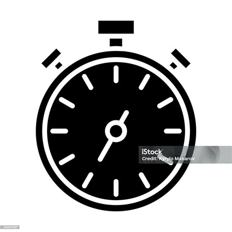 스톱워치 설정 아이콘입니다 타이머 시계 카운트 다운 디지털 디스플레이 파란색 개요 검은 손 시간 표시 정도 측정 경주 피트니스 시간 엄수 시간표 경보 긴급 제어 효율성 0