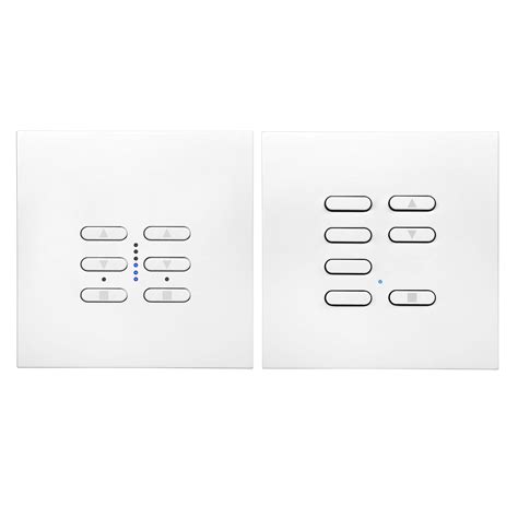 2 Gang Fusion Switching Scene Kit White 2 X 250w Mr Resistor Lighting